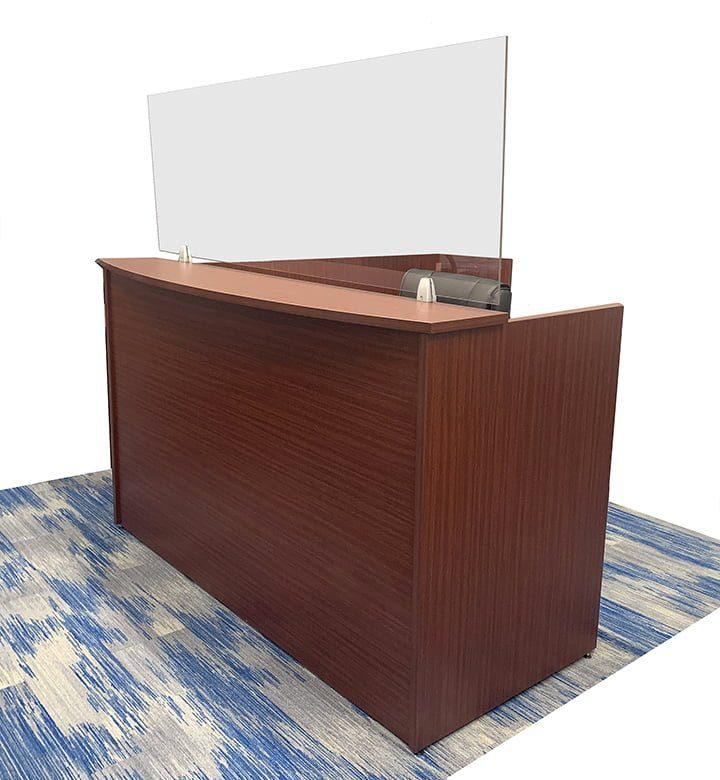 Clear Polycarbonate Dividers, 30"H - TeDesk